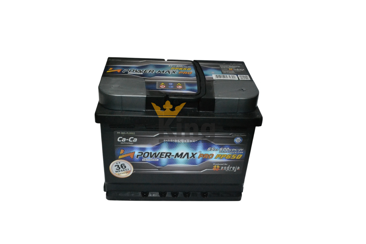 Akumulatori: AKUMULATOR 65AH D+ POWER MAX PRO PP650