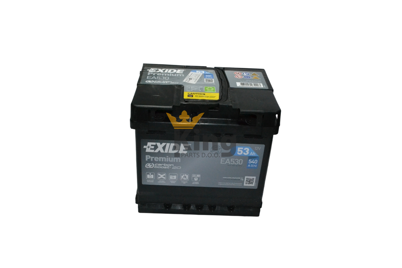 Akumulatori: AKUMULATOR 53AH D+ EXIDE PREMIUM EA530